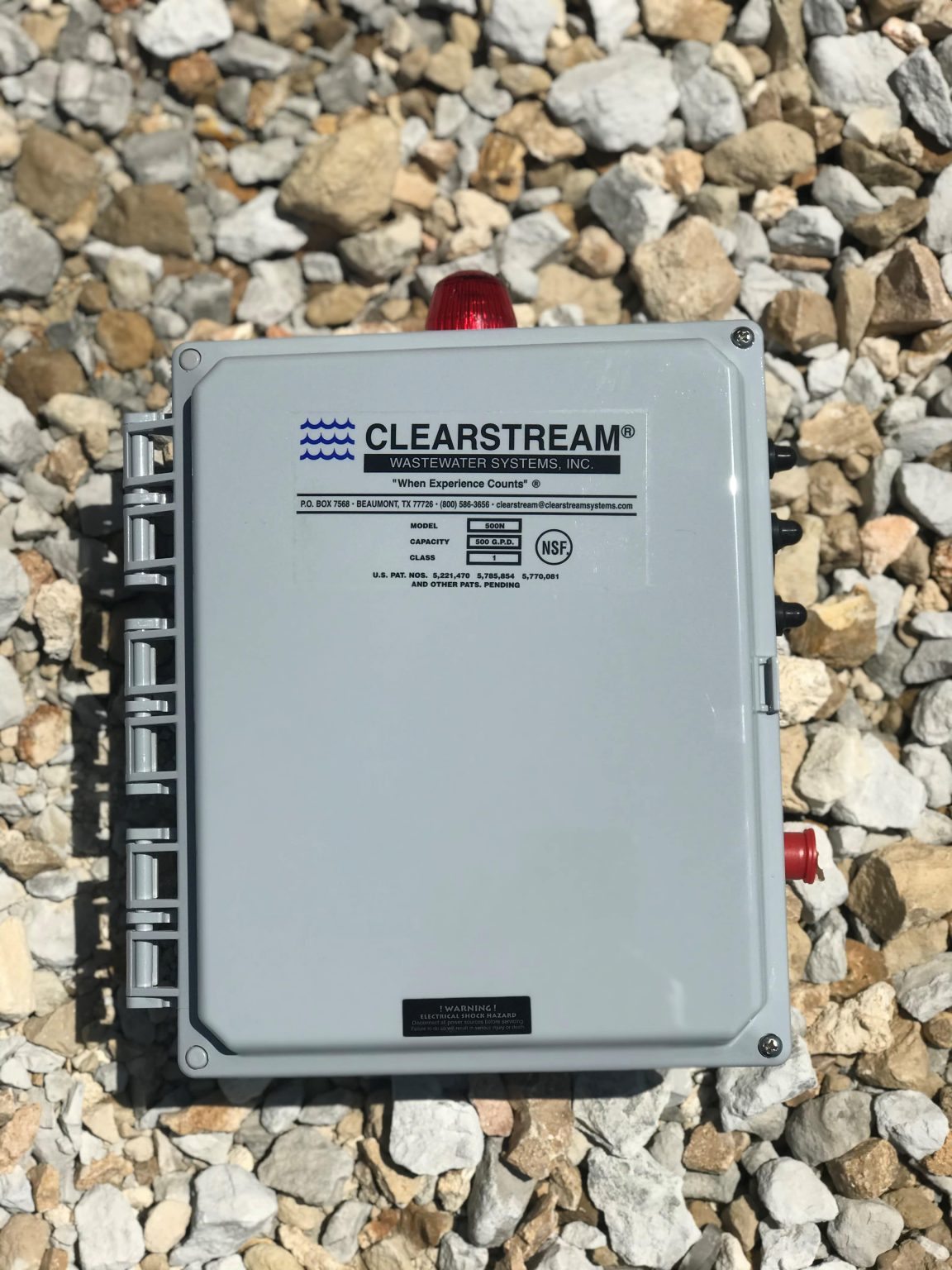 Clearstream Control Panel - Paramount Wastewater Solutions, LLC